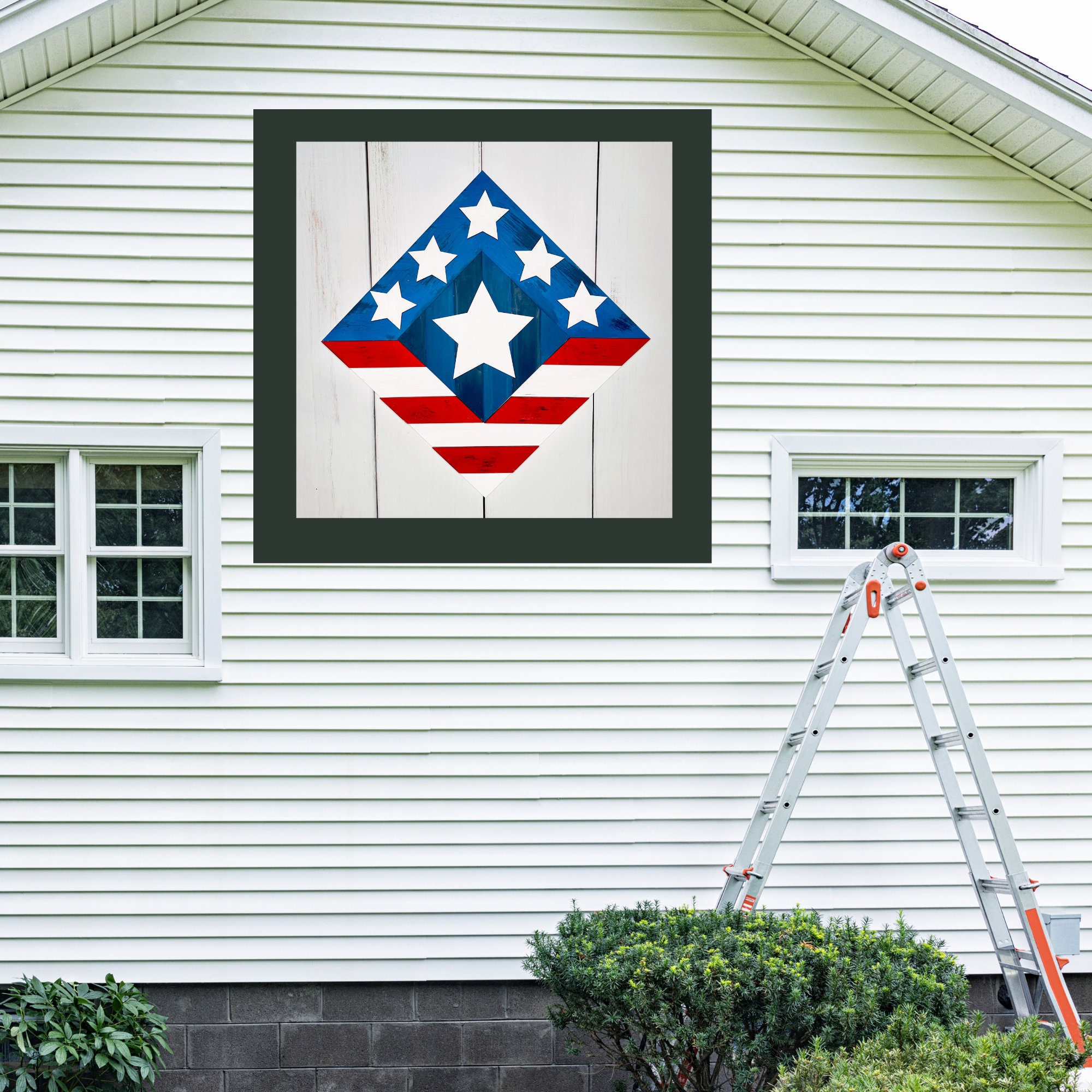 24x24 Flag Barn Quilt PDF Pattern, SVG Pattern, Wood Quilt to Paint for ...