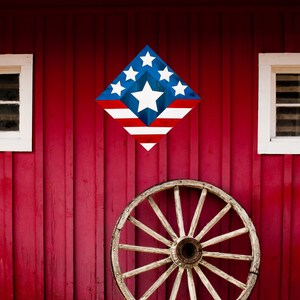 24x24" Flag Barn Quilt PDF Pattern, SVG Pattern, Wood Quilt to Paint ...