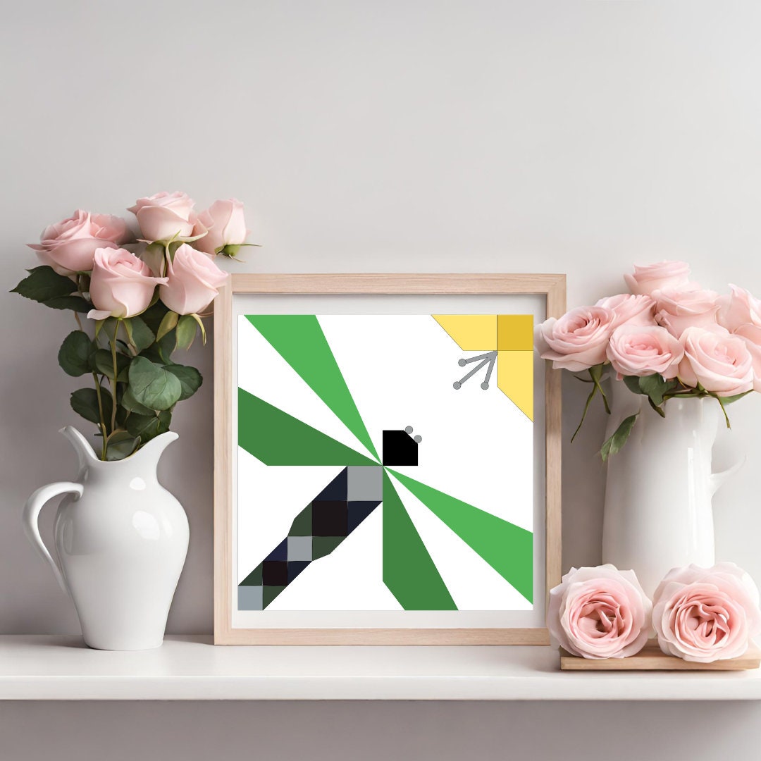 Dragonfly Barn Quilt PDF Pattern: SVG, Wood Quilt Bundle - Etsy