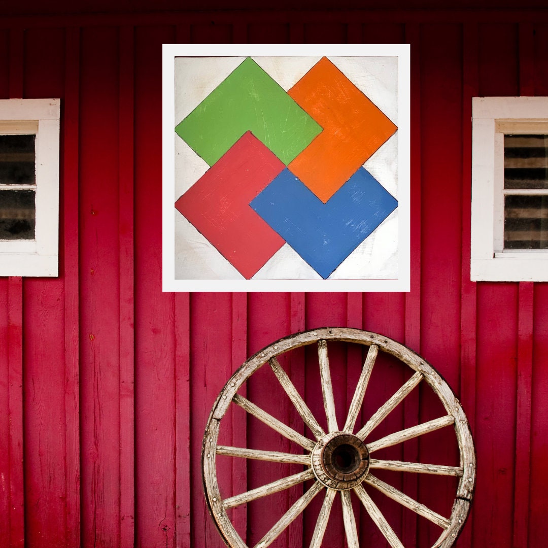 12x12 Card Trick Barn Quilt Digital SVG PDF Pattern - Etsy