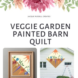 Veggie Garden Barn Quilt PDF Pattern: Outdoor Wood Quilt SVG Bundle - Etsy