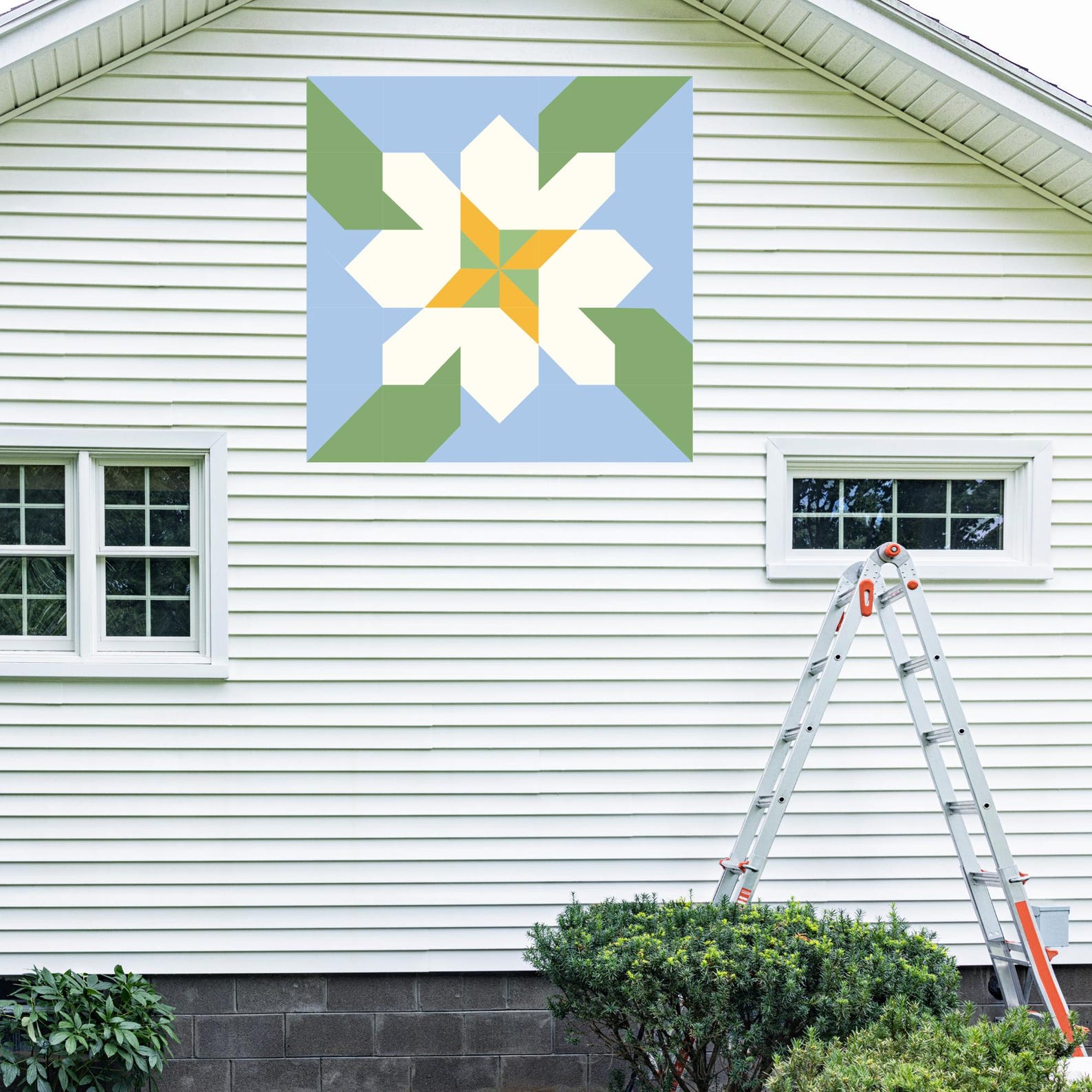 Easter Lily Quilt Block Barn Quilt - Digital Download, Spring DIY ...