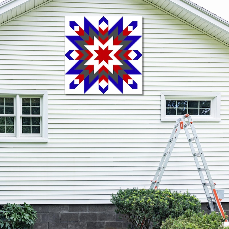 Barn Quilt Design Stencil - Etsy