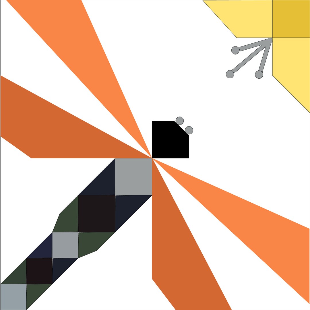 12x12" Dragonfly Barn Quilt PDF Pattern, SVG Pattern, Wood Quilt to ...