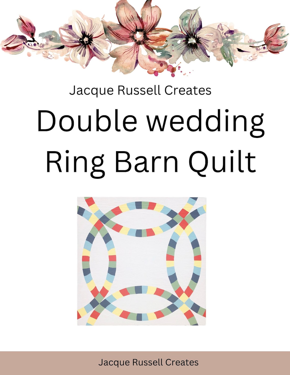Double Wedding Ring Barn Quilt Digital PDF SVG Pattern Bundle - Etsy
