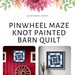 Pinwheel Knot Maze Quilt PDF Pattern, SVG Pattern, Wood Quilt to Paint ...