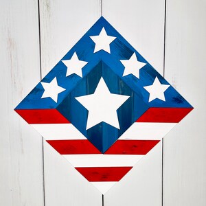 24x24" Flag Barn Quilt PDF Pattern, SVG Pattern, Wood Quilt to Paint ...