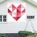 Heart Painted Barn Quilt Digital PDF SVG Pattern Bundle - Etsy