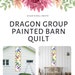 Dragonfly Flower Barn Quilt Pattern: Wood Quilt SVG, PDF Bundle (12x51 ...