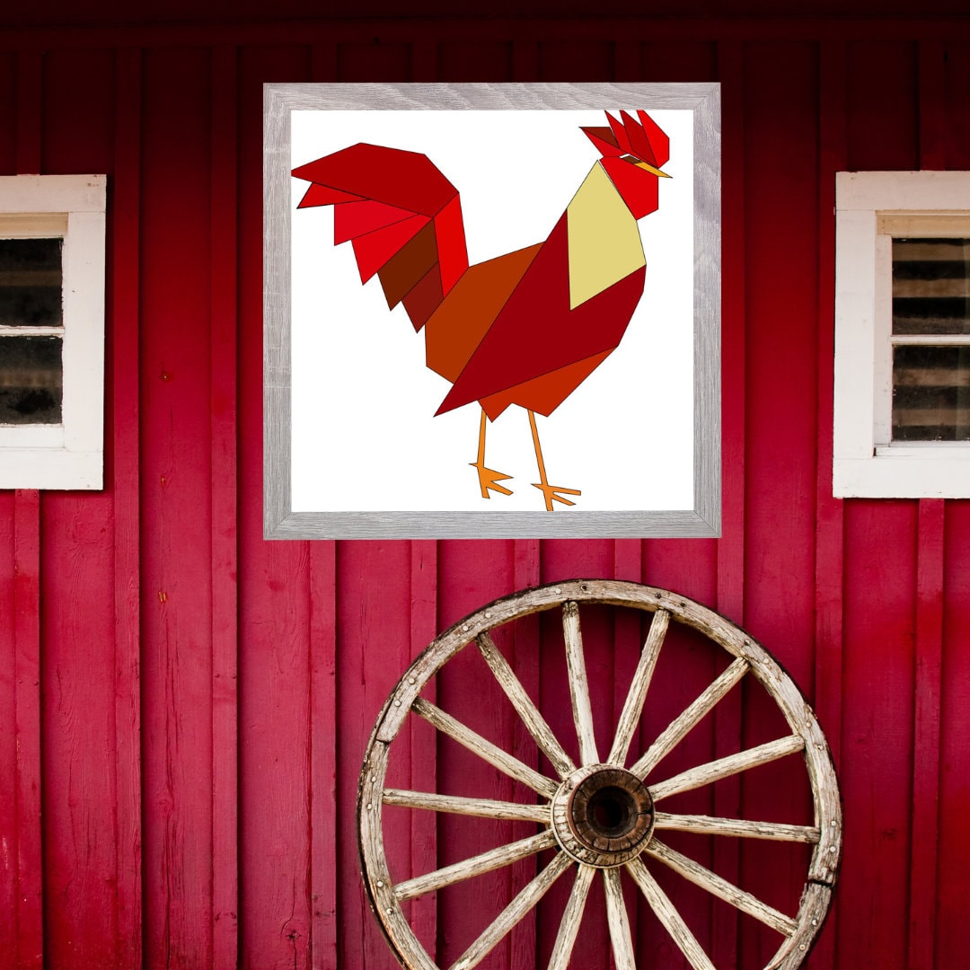 Chicken Barn Quilt Digital SVG PDF Pattern Bundle - Etsy