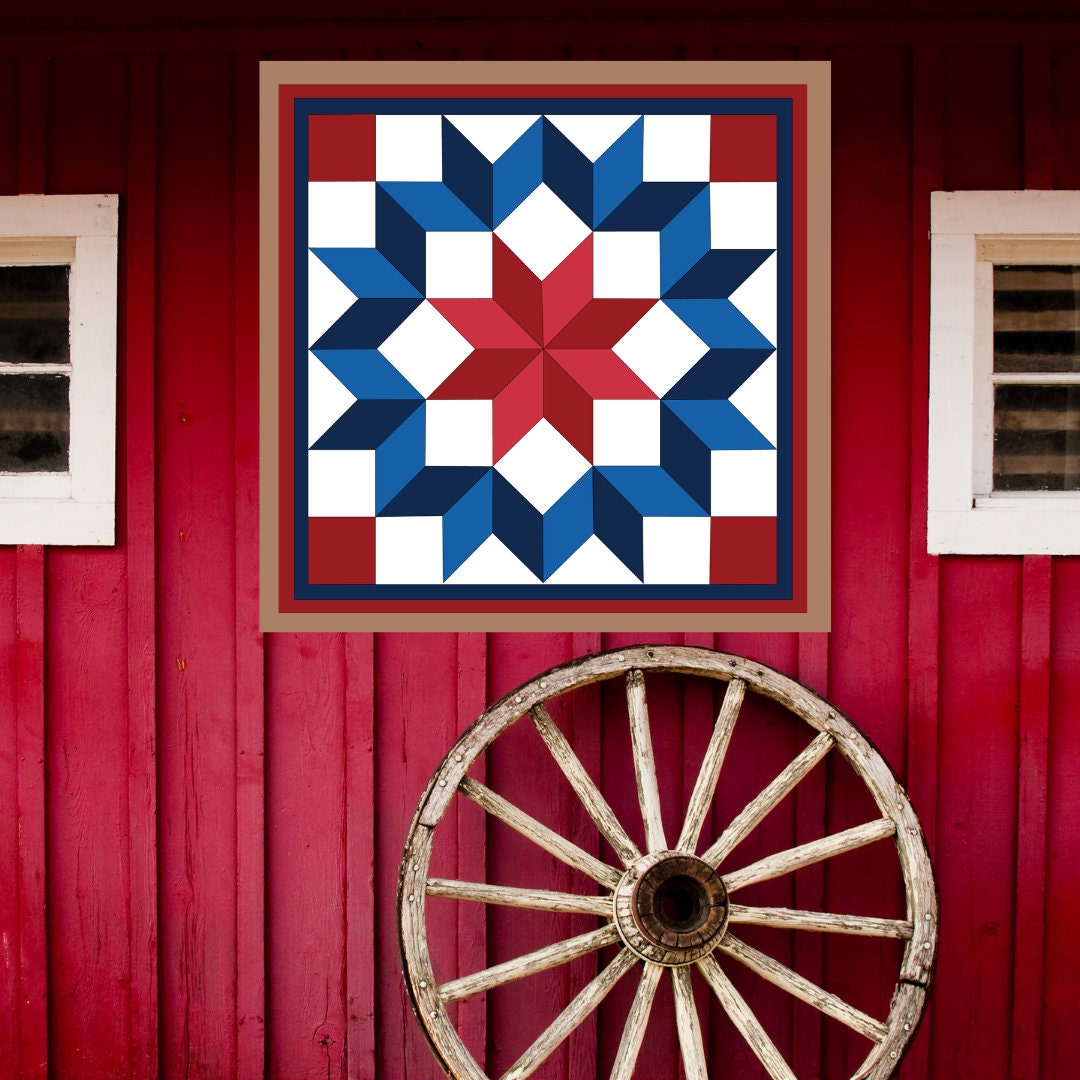 48x48" Carpenter Barn Quilt PDF Pattern, SVG Pattern, Wood Quilt to ...