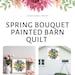 Spring Bouquet Quilt Block Pattern: Floral Barn Quilt (digital Download ...