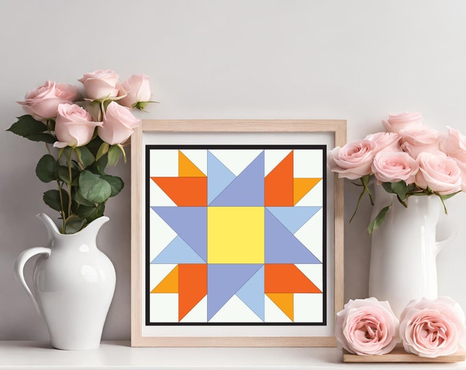 Pdf- Wood Barn Quilt Designs (full Color Graphs - Instant Download ...
