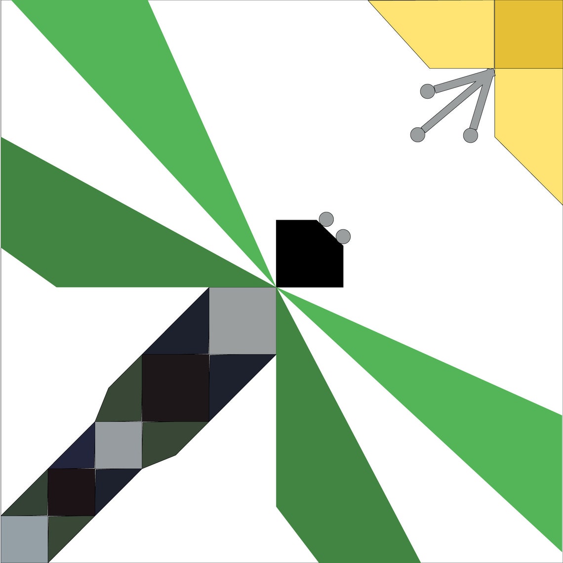 12x12 Dragonfly Barn Quilt PDF Pattern, SVG Pattern, Wood Quilt to ...