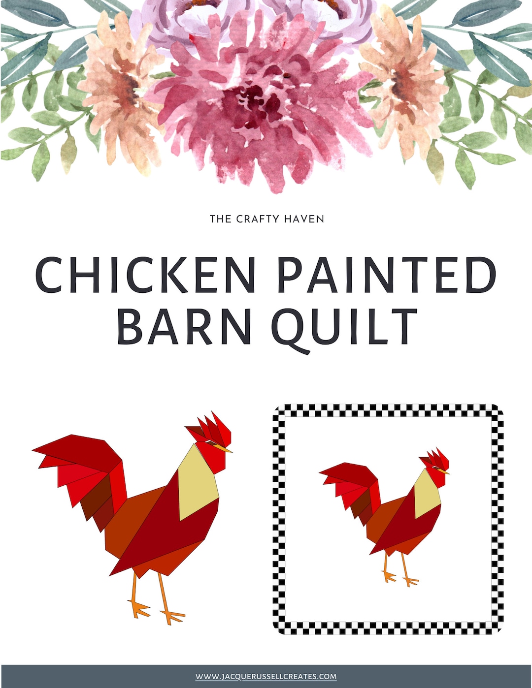 Chicken Barn Quilt PDF Pattern - Etsy