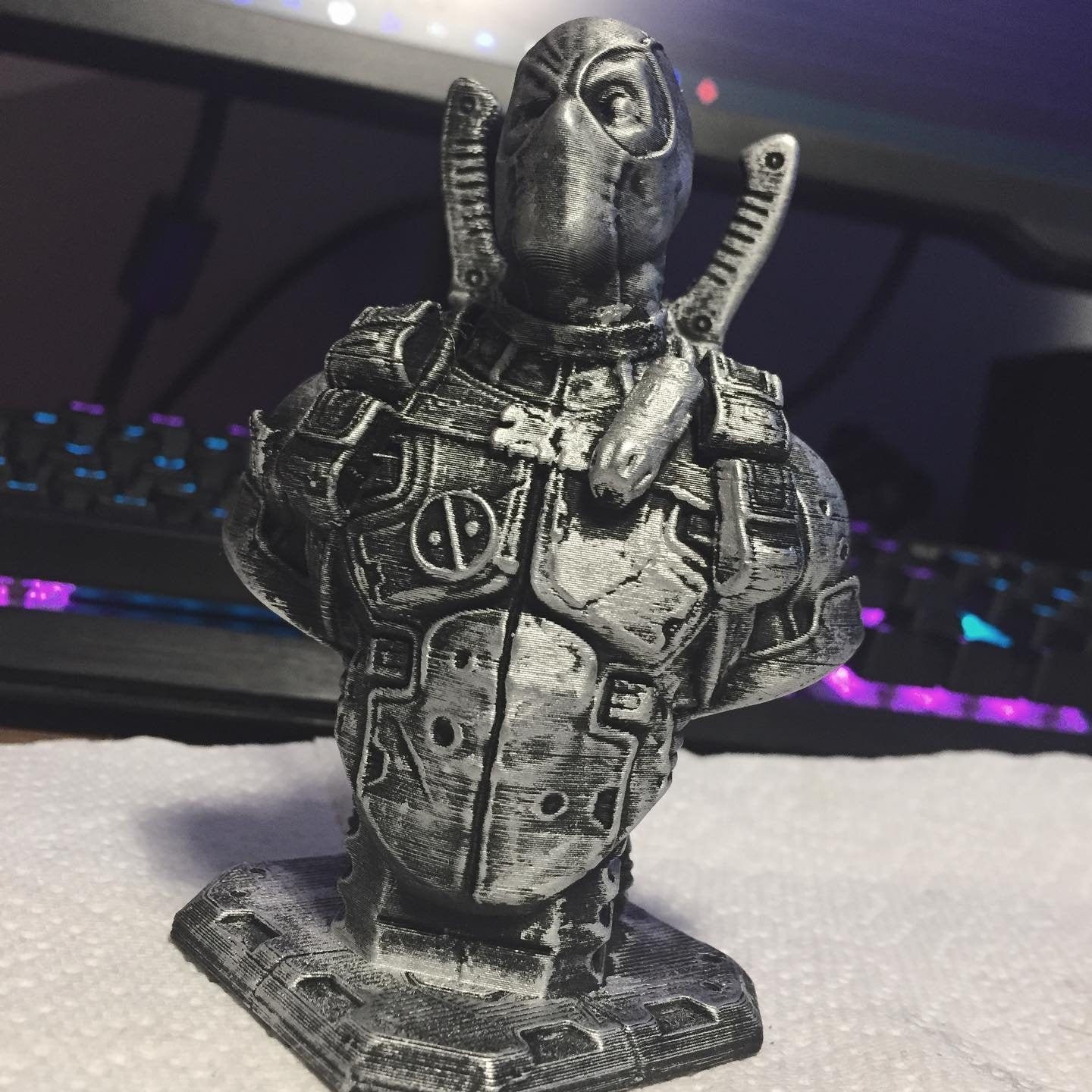 Deadpool Bust 3D Printed 15cm Painted or Unpainted Eastman - Etsy