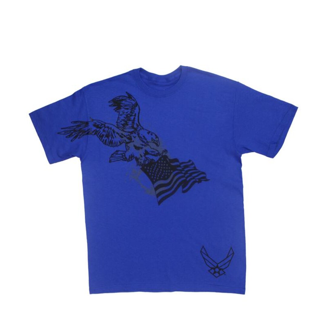 Made in the USA: US Air Force Eagle Flag T-shirt - Etsy