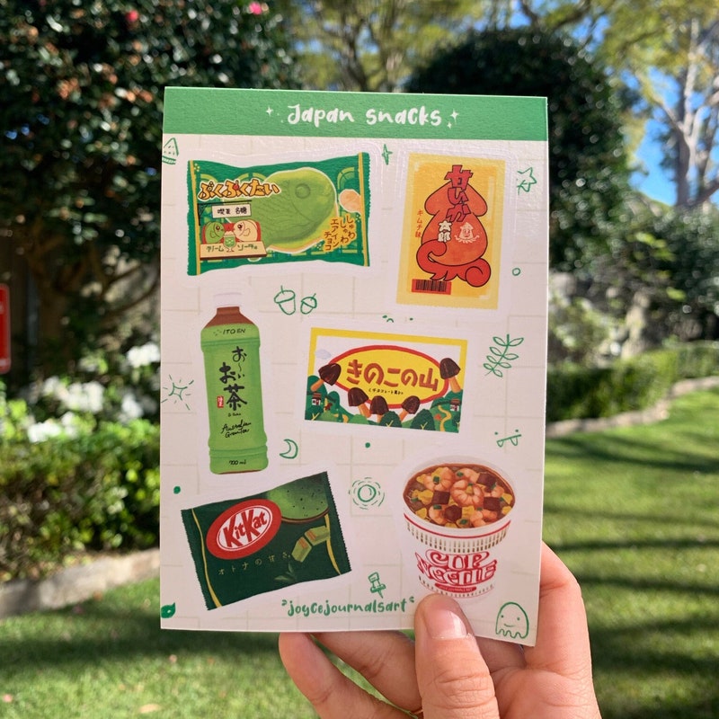 Asian Snack Sticker - Etsy