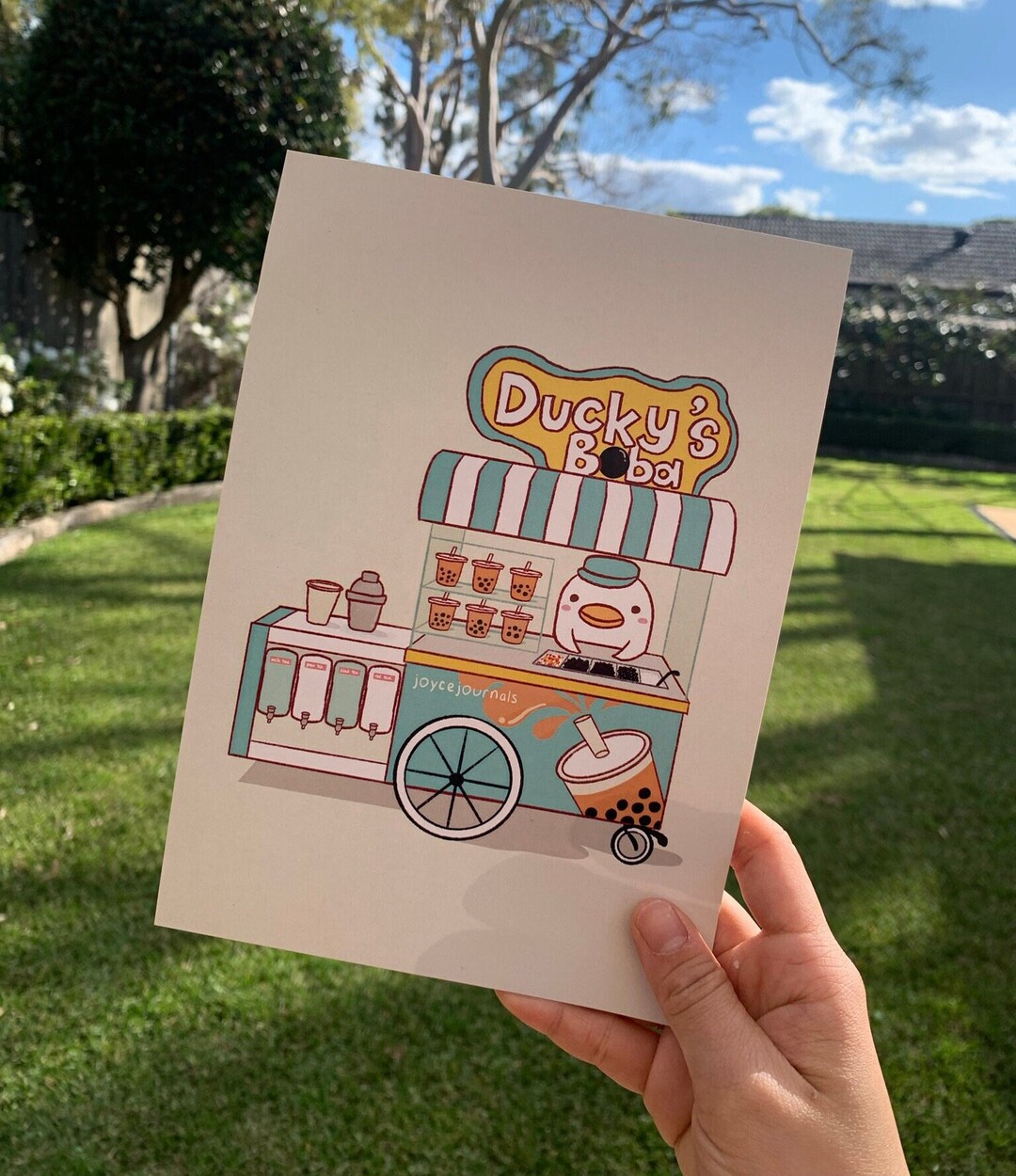 Boba A5 Prints L Ducky Boba Premium A5 Print - Etsy