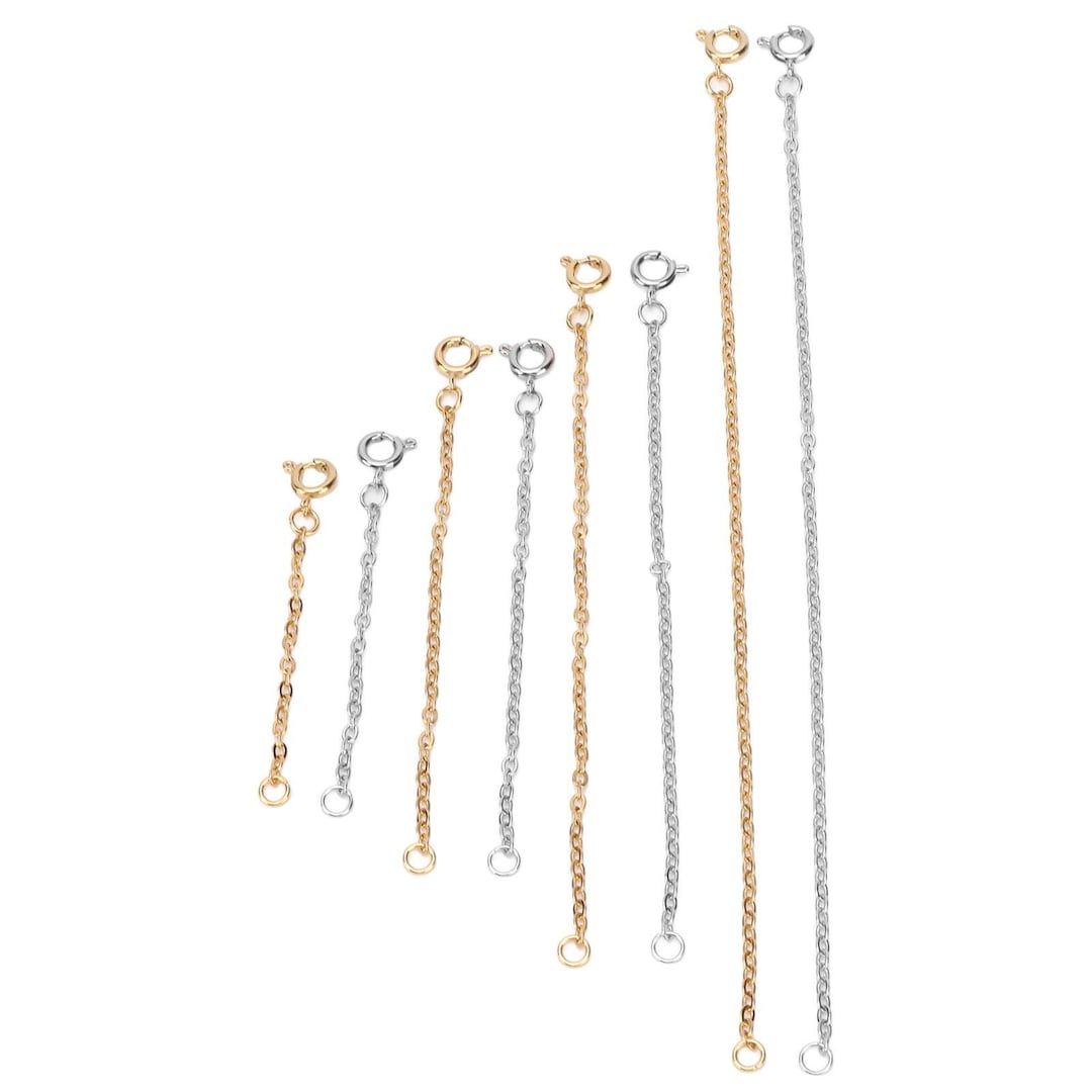 Solid Gold Chain Extender, 14k Solid Gold Necklace or Bracelet Extender ...