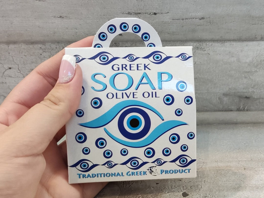 Handmade Natural Olive Oil Greek Soap in Gift Package From Santorini ...