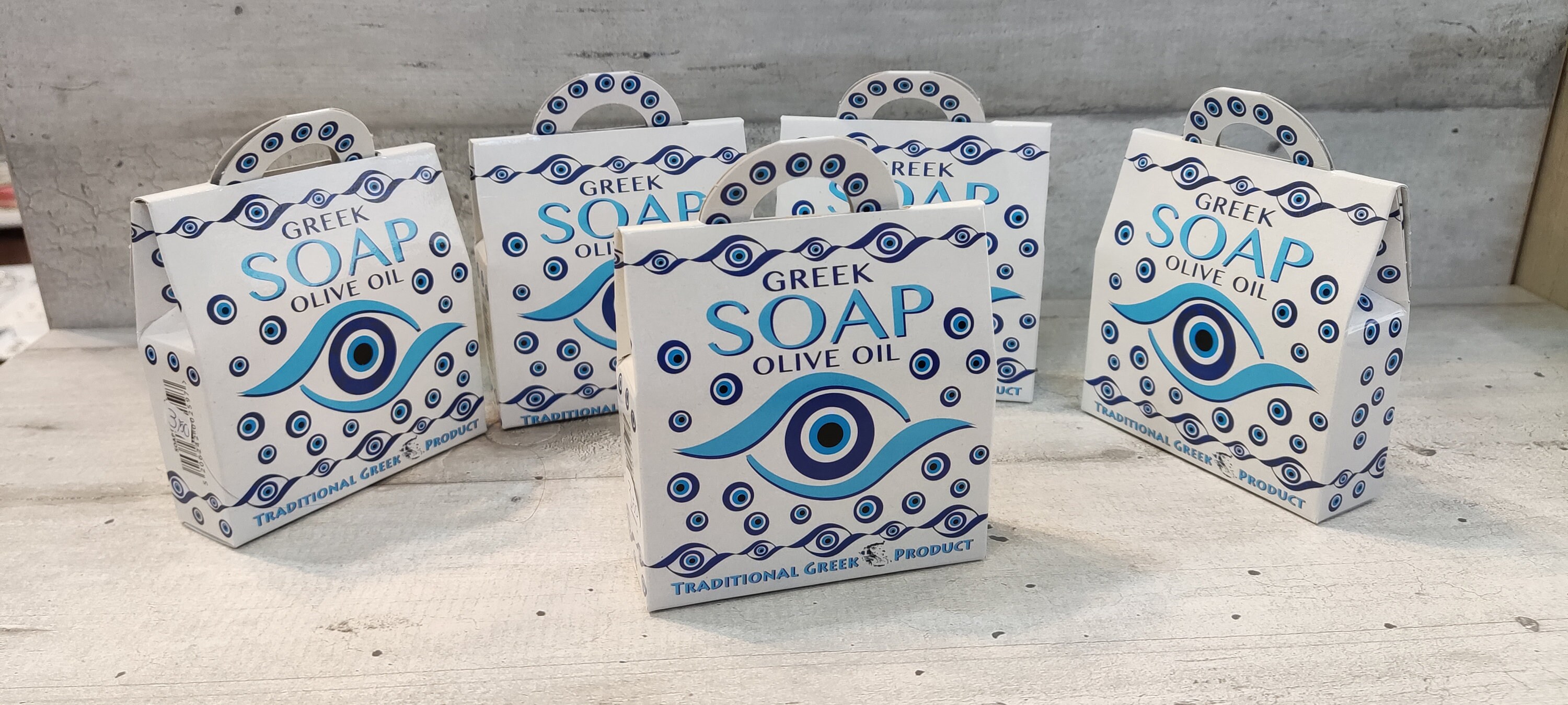 Handmade Natural Olive Oil Greek Soap in Gift Package From Santorini ...