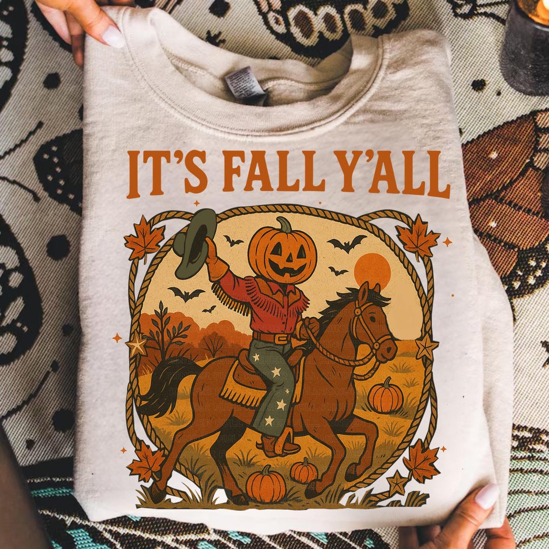 It's Fall Y'all Pumpkins Png, Vintage Halloween Pumpkin Png, Pumpkin ...