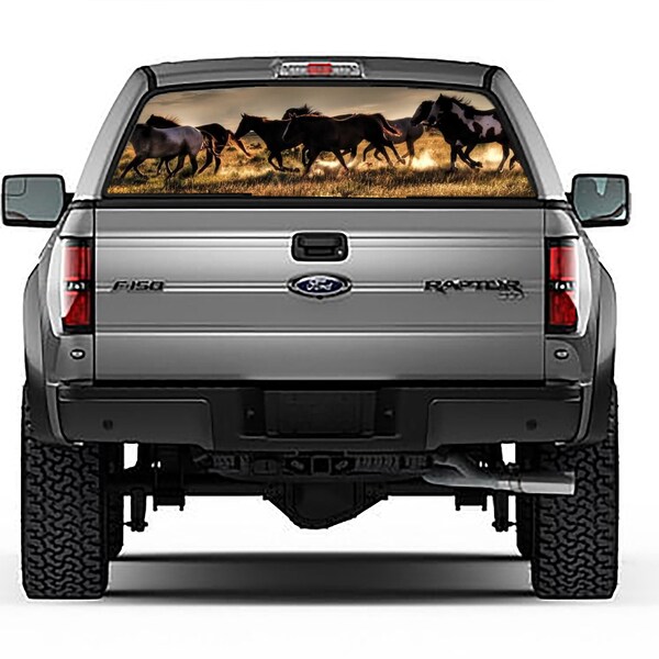 Rear Truck Window Horses Decals - Etsy