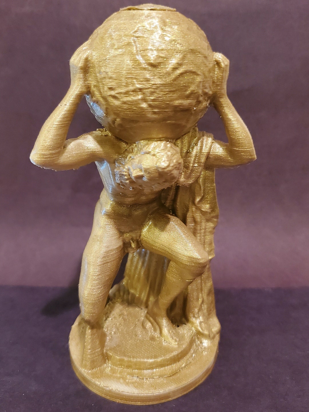 The Farnese Atlas 3D Printed Sculpture - Etsy