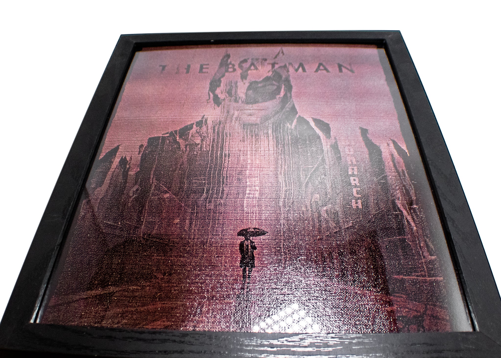 The Batman 2022 Laser Engraved Framed Poster Robert Pattinson - Etsy
