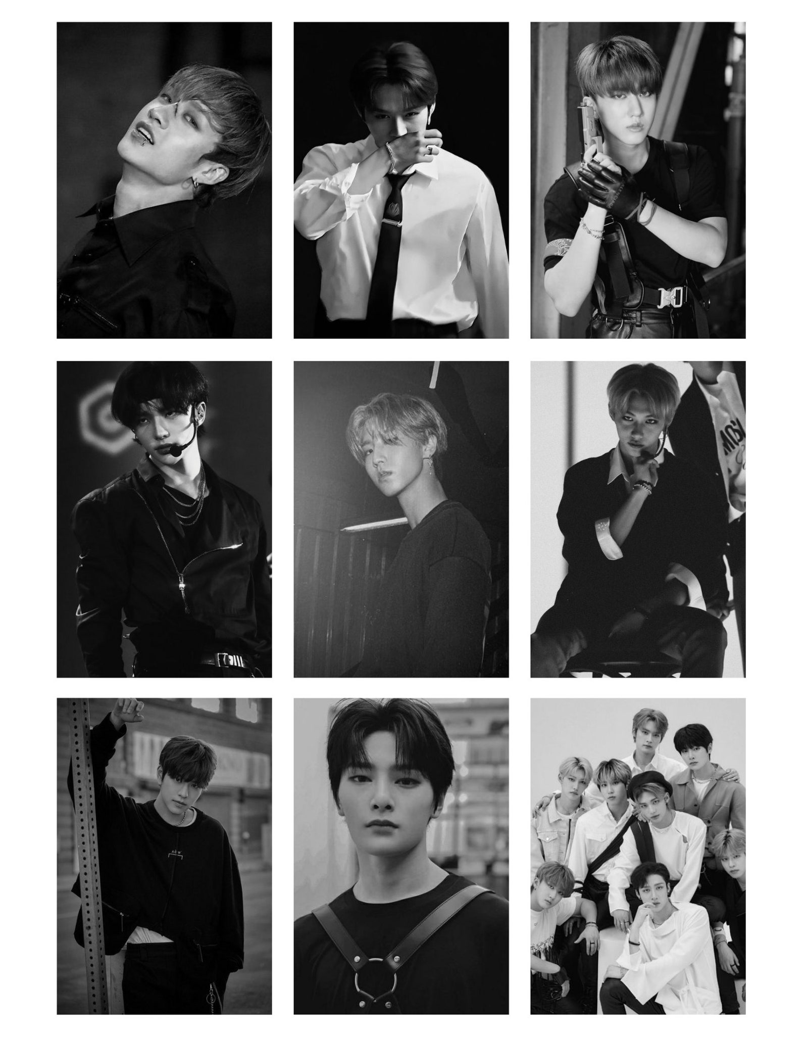 Stray kids themed photocards unofficial | Etsy