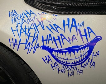 Joker Haha Decal | Etsy