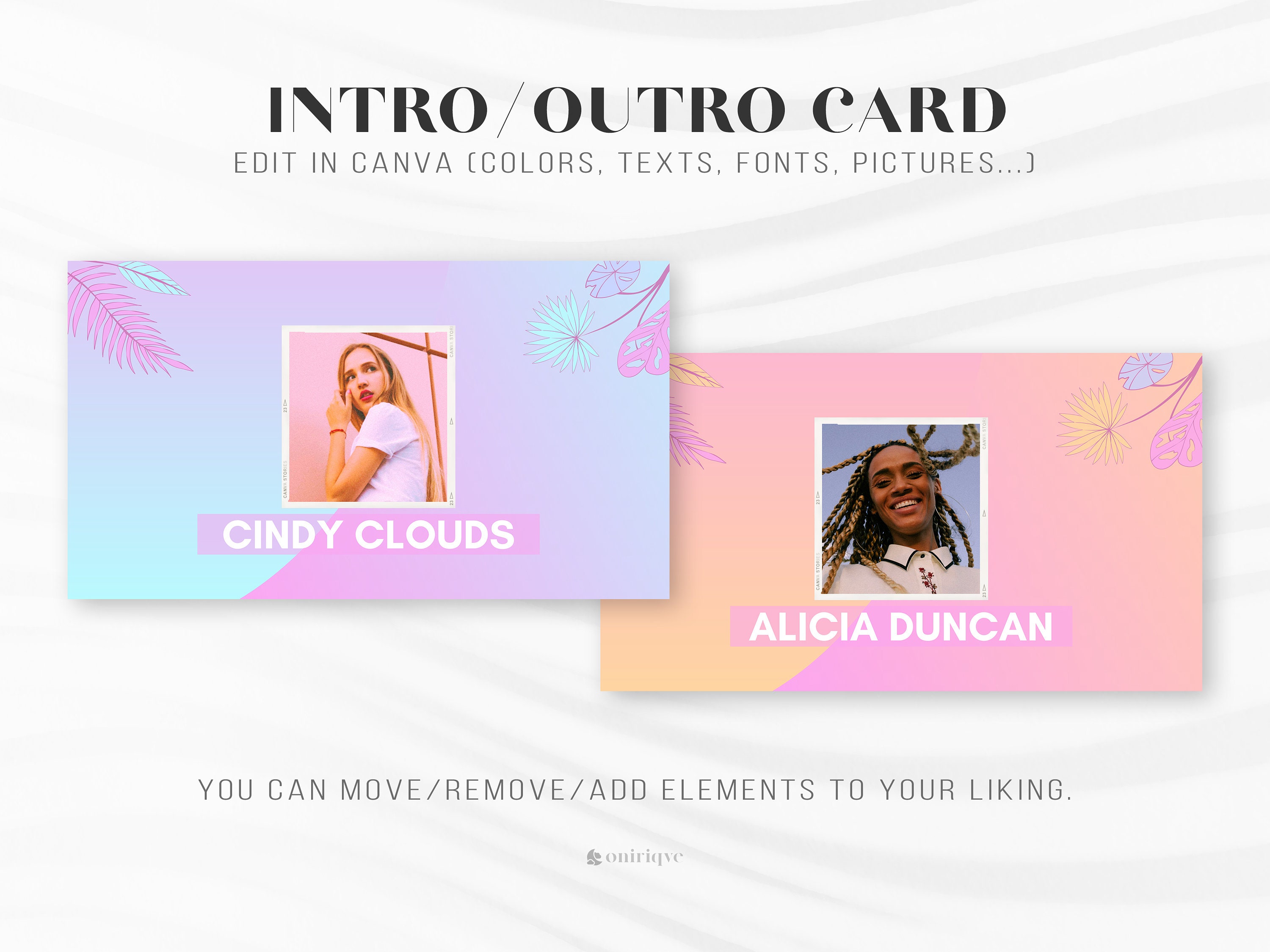 Youtube Channel Kit | Youtube Banner, Intro, 2 Thumbnails, End Screen ...