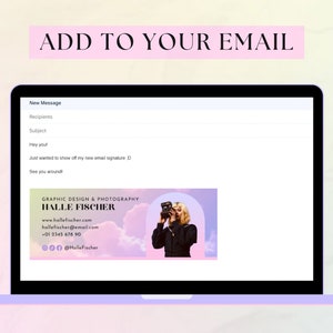 3 Email Signature Templates • Editable Canva Templates • Small Business ...