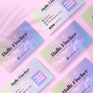 Aesthetic Business Card Template | Printable DIY Calling Card, Instant ...