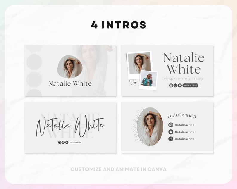 Youtube Branding Kit | Editable Banners, Intros, Thumbnails, Outros ...