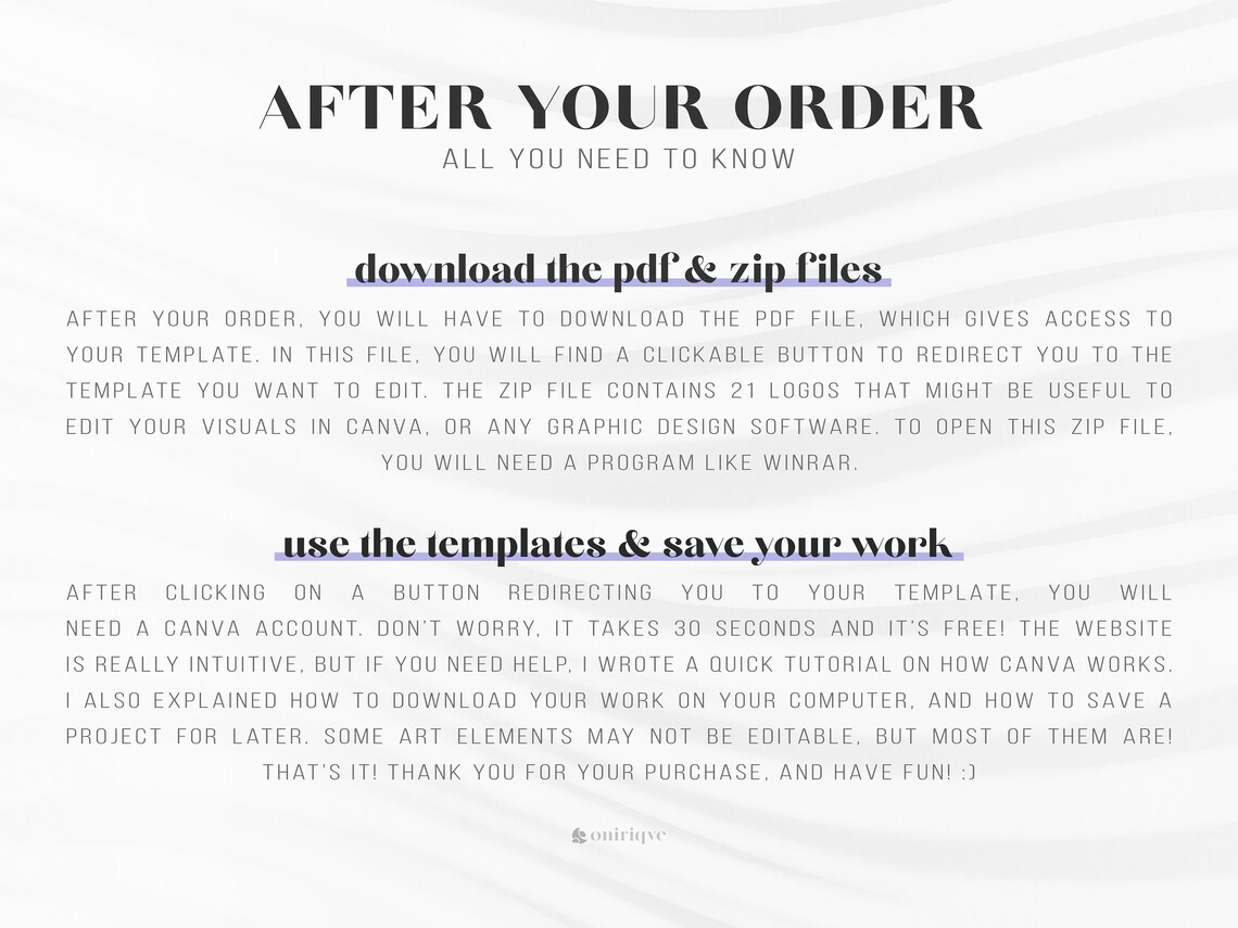 Aesthetic Business Card Template | Printable DIY Calling Card, Instant ...
