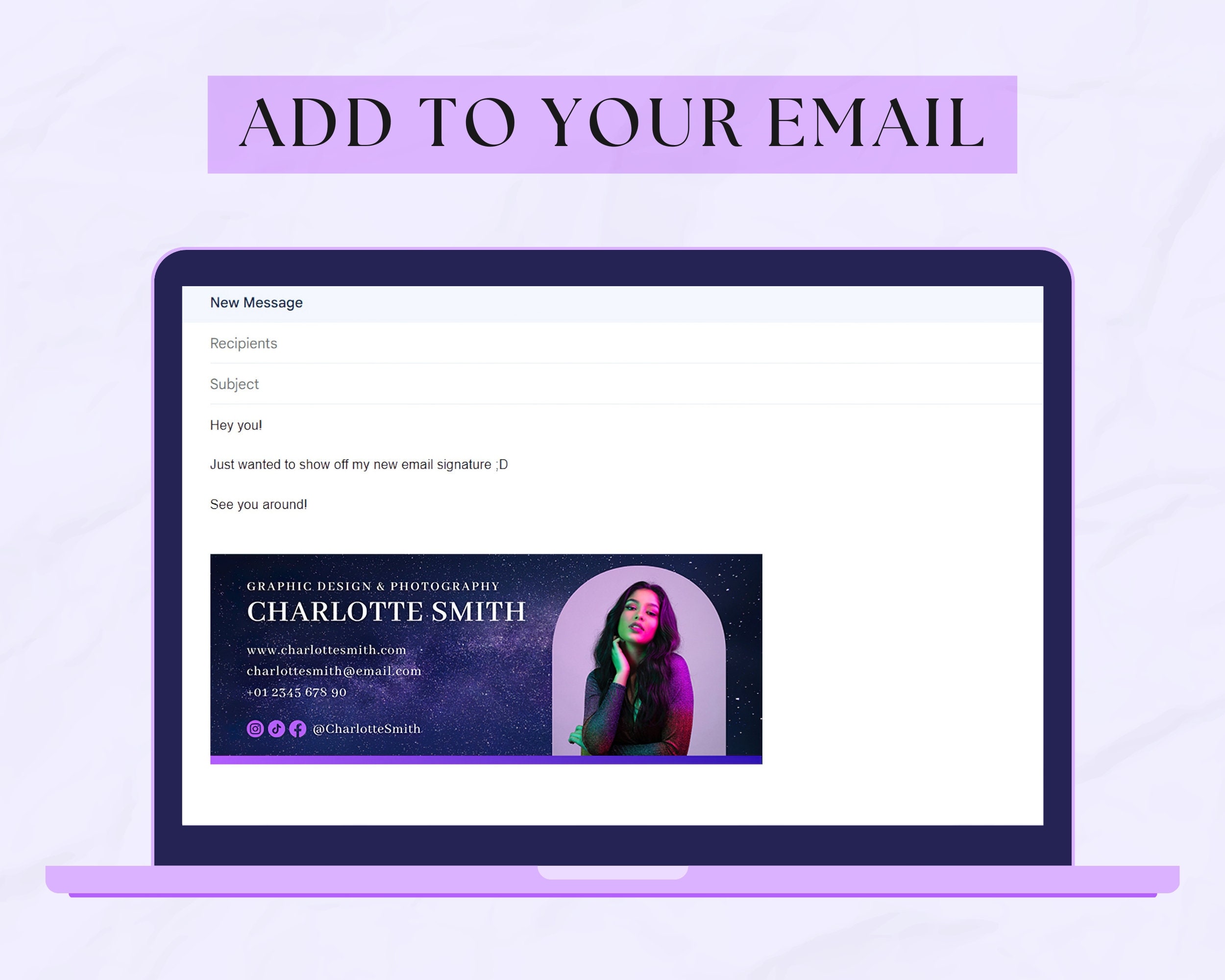 3 Email Signature Templates • Editable Canva Templates • Small Business ...