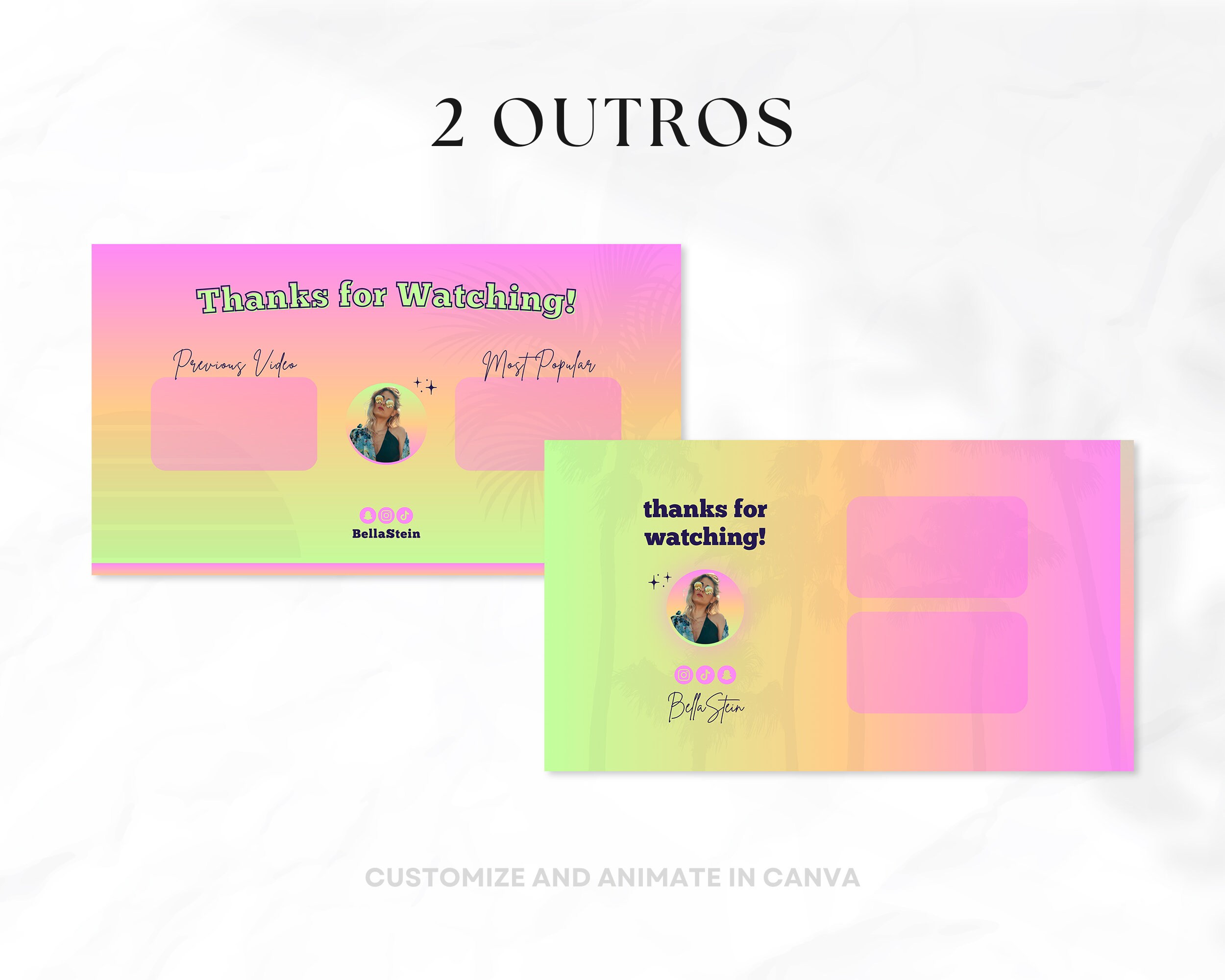 Youtube Brand Kit Youtube Banners Intros Thumbnails - Etsy