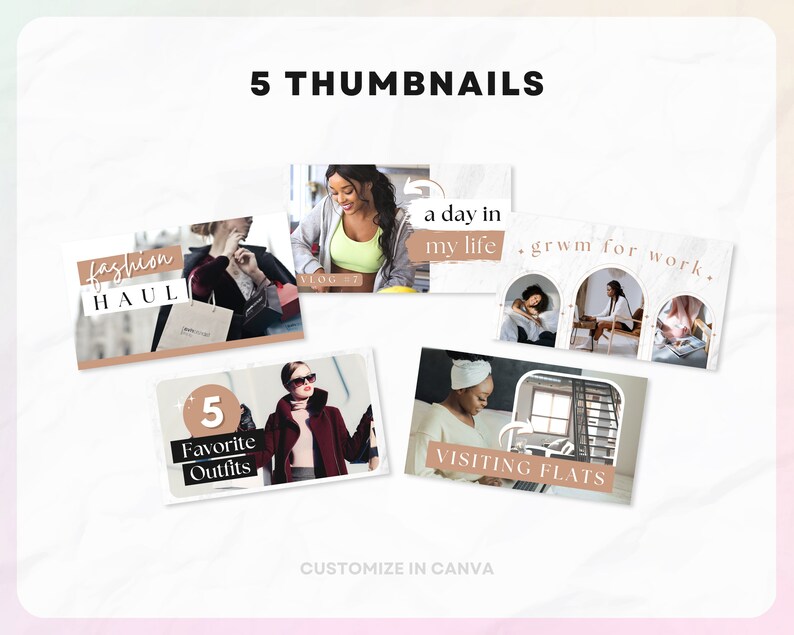 Youtube Branding Kit Editable Banners, Intros, Thumbnails, Outros 17 ...