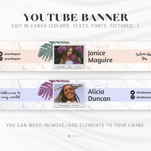 Youtube Channel Kit | Youtube Banner, Intro, 2 Thumbnails, End Screen ...