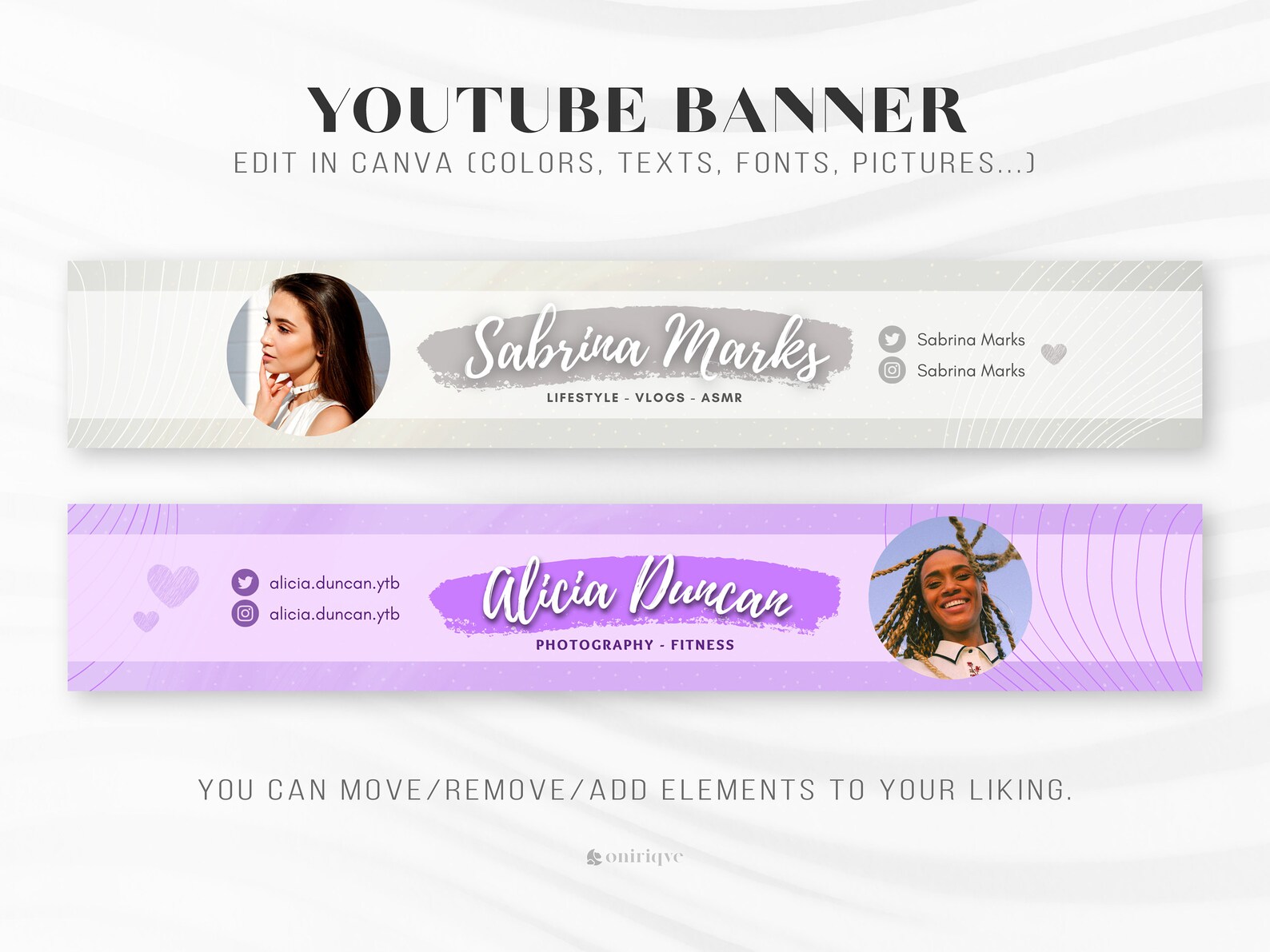 Youtube Channel Kit Youtube Banner Intro 2 Thumbnails End - Etsy