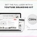 Gray Youtube Banners 3 Editable Canva Templates Youtube Brand Kit ...