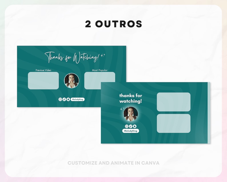 Youtube Branding Kit Banners Intros Thumbnails Outros - Etsy