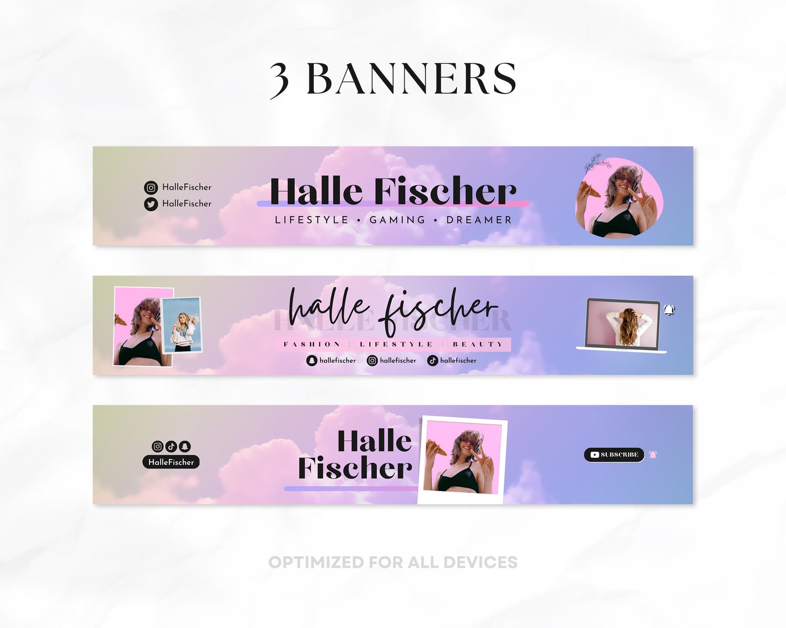 Youtube Brand Kit • Youtube Banners, Intros, Thumbnails, Outros • 17 ...