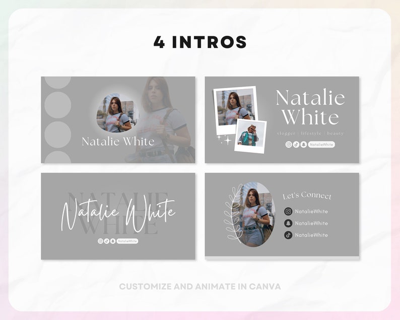 Youtube Brand Kit Editable Banners Intros Thumbnails - Etsy