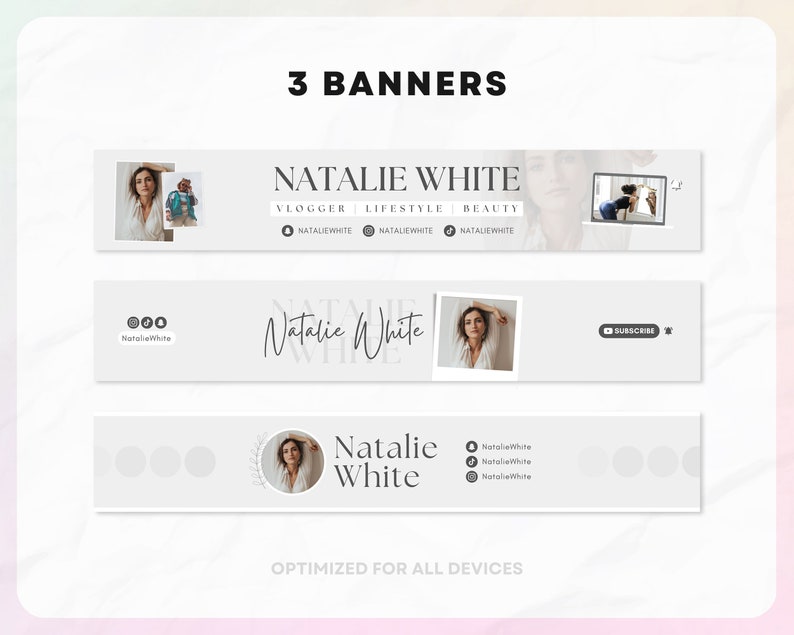 Youtube Branding Kit | Editable Banners, Intros, Thumbnails, Outros ...