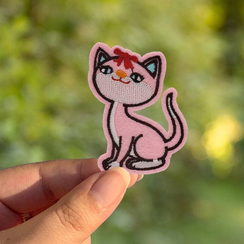 Cat Skeleton Iron on Patch - Etsy