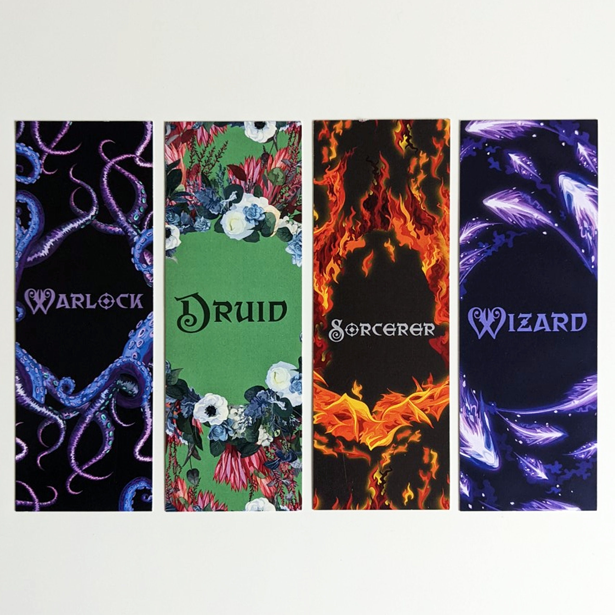 Spell Caster Bookmarks! D&D Class Bookmarks With a Feline Twist ...