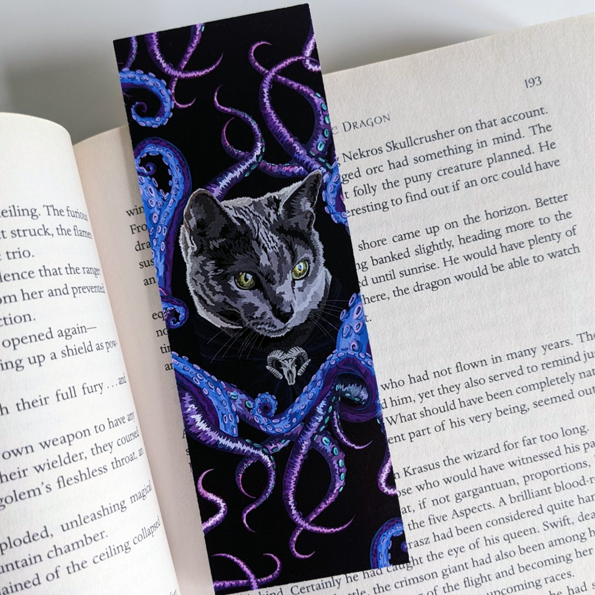 Spell Caster Bookmarks! D&D Class Bookmarks With a Feline Twist ...